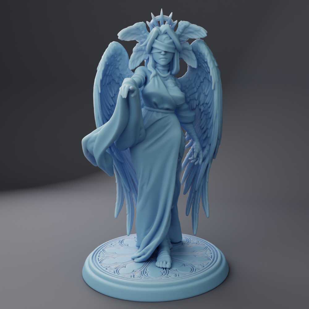 Ophelia, Goddess of Judgement Miniature DnD Figure 5E Pinup Miniature ...