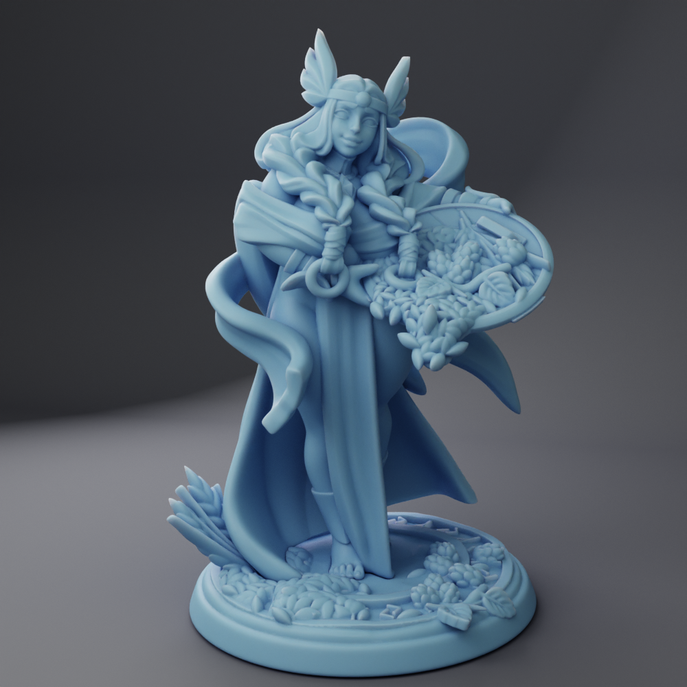 Ophelia, Goddess of Judgement Miniature DnD Figure 5E Pinup Miniature ...