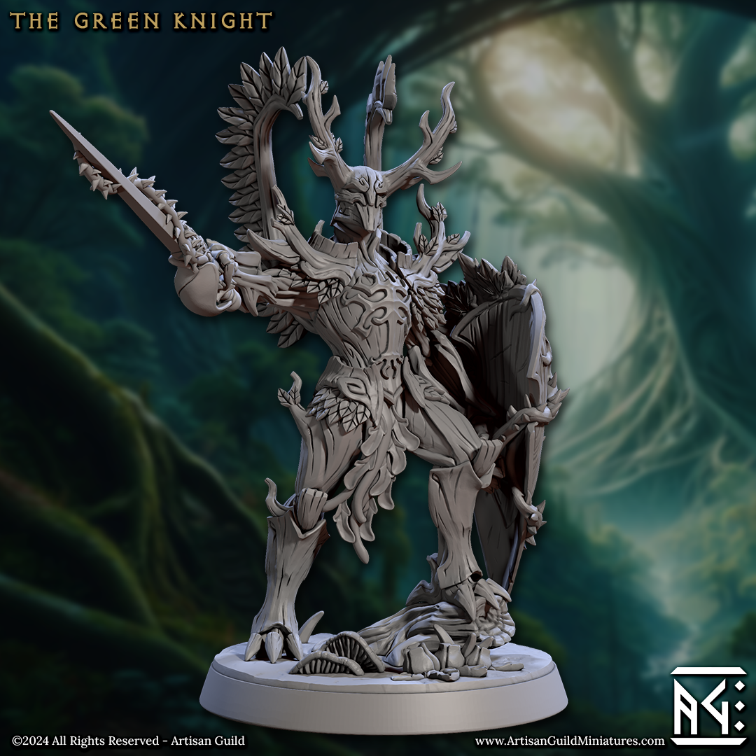 The Green Knight Spriggan Duelist DnD 5E figure Wargame – SYZGames