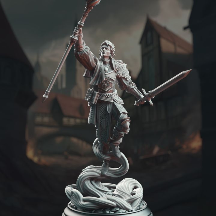 Noble Court Wizard Fantasy Miniature Wargames D&D 5E Figure – SYZGames