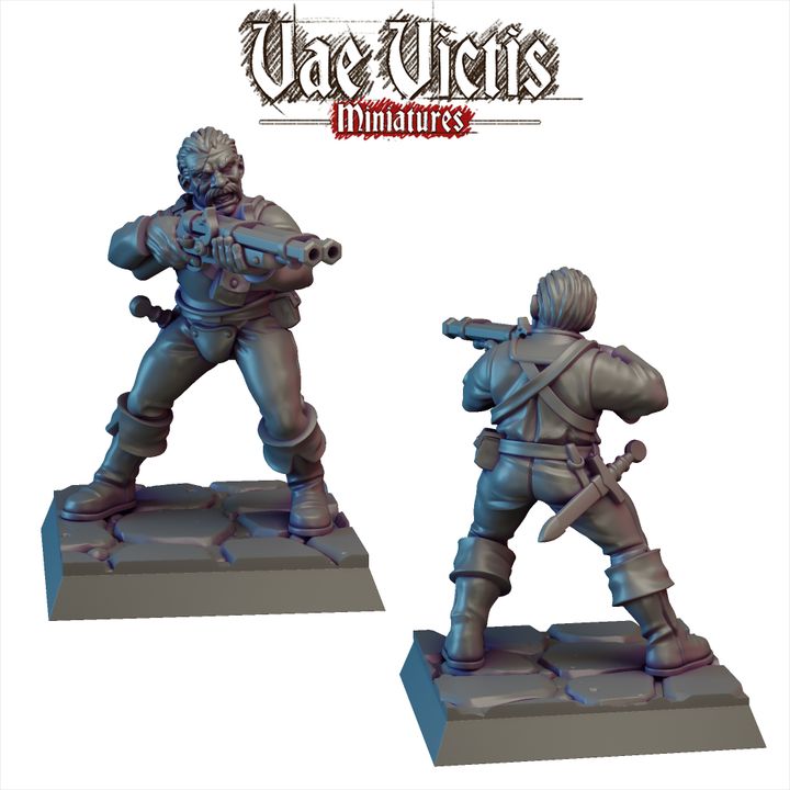 Rifleman Fighter Fantasy Miniature DnD Wargame Pathfinder Tabletop RPG ...