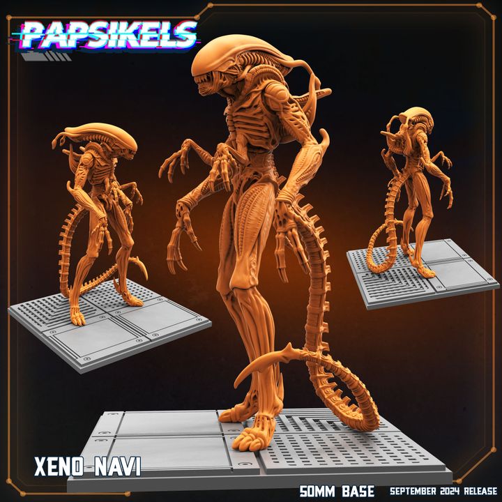 Xeno Navi Xenomorphs Alien Miniature Sci-Fi DnD RPG Tabletop – SYZGames