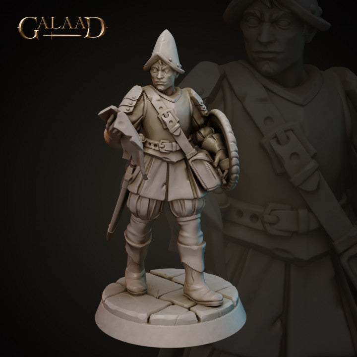 Knight Conquistador Explorer Fantasy Miniature DnD 5e Wargame ...
