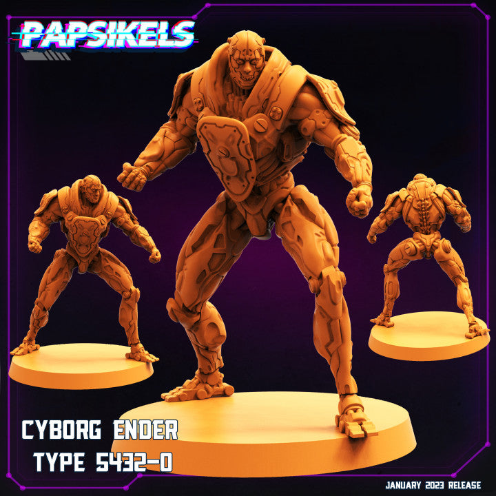 Cyborg Ender Type 5432-0 Cyberpunk Sci-Fi Miniature DnD RPG Role ...
