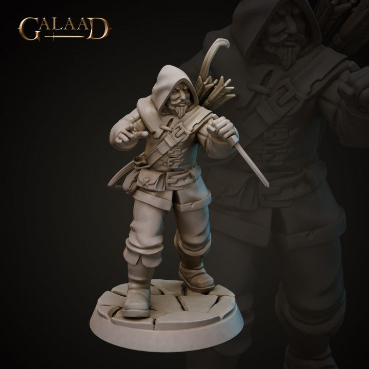 Bandit Ranger Fantasy Miniature DnD 5e Wargame Pathfinder TTRPG – SYZGames