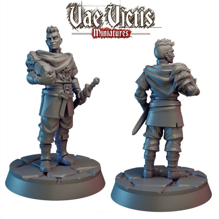 Squire Fantasy Miniature DnD Pathfinder Tabletop RPG Vae Victis ...