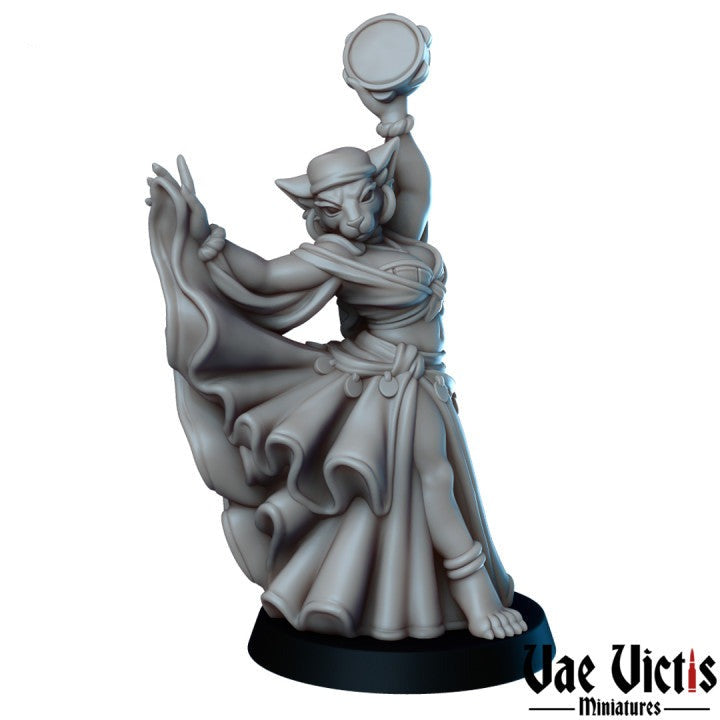 The Tabaxi Dancer Fantasy Miniature DnD Pathfinder Tabletop RPG Vae ...