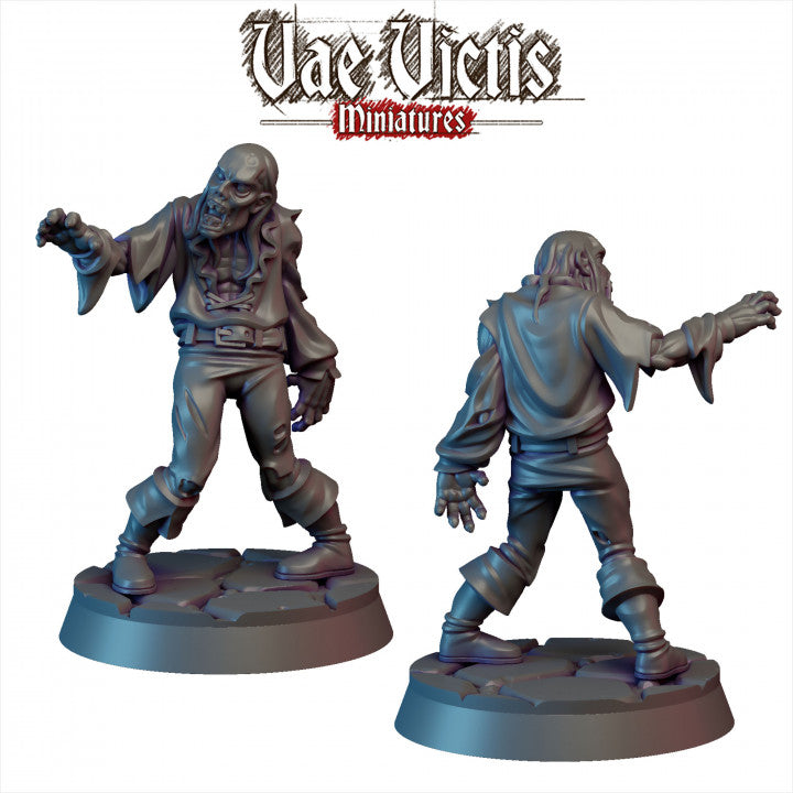 Undead Villager Fantasy Miniature DnD Pathfinder Tabletop RPG Vae ...