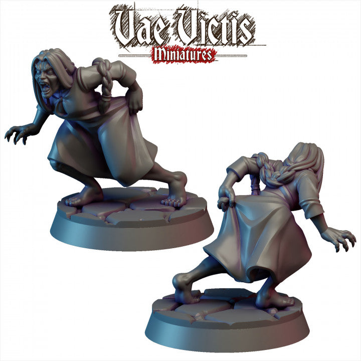 Vampire Spawn Fantasy Miniature DnD Pathfinder Tabletop RPG Vae Victis ...