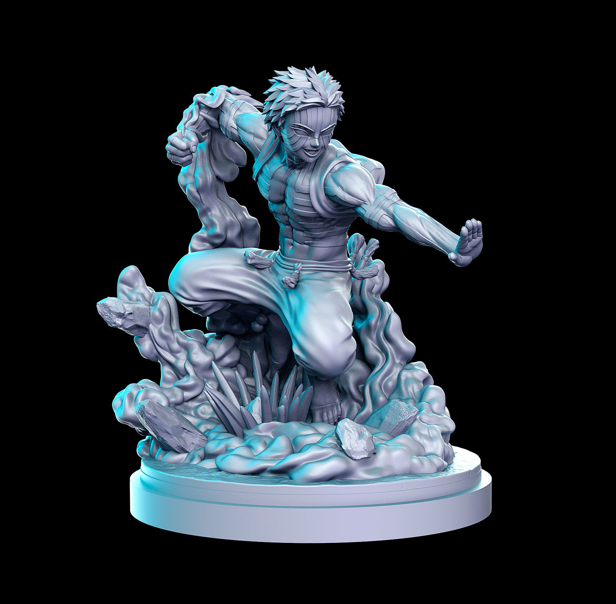 Akaza Resin Miniature Anime figure Demon Slayer DnD Pathfinder – SYZGames