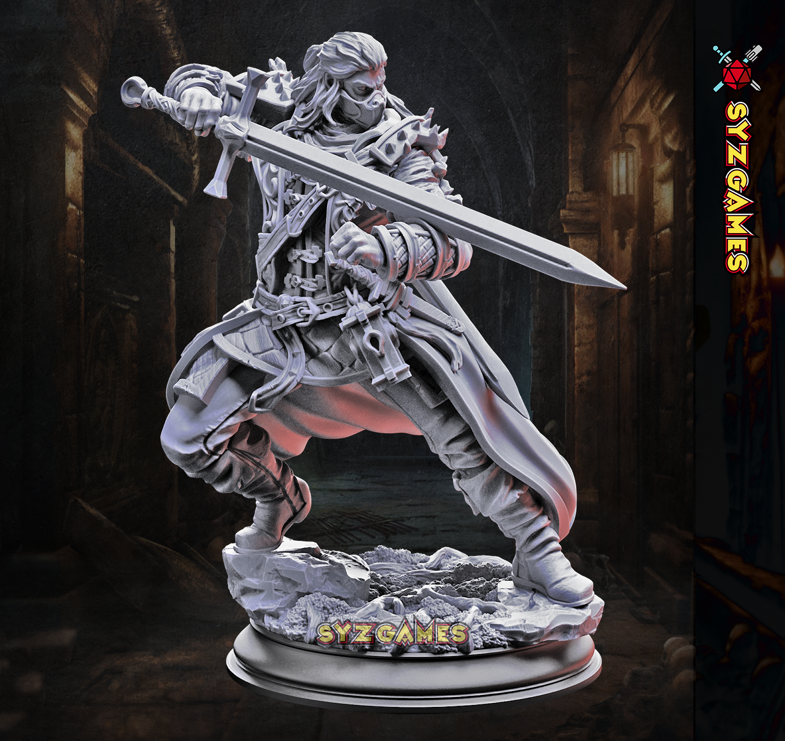 Professional Hex Hunter Fantasy Miniature DnD 5e Figure Wargames – SYZGames