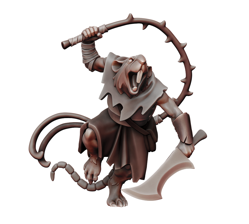 Ratfolk Raider Fighter DnD Miniature 5E Figure Wargames – SYZGames