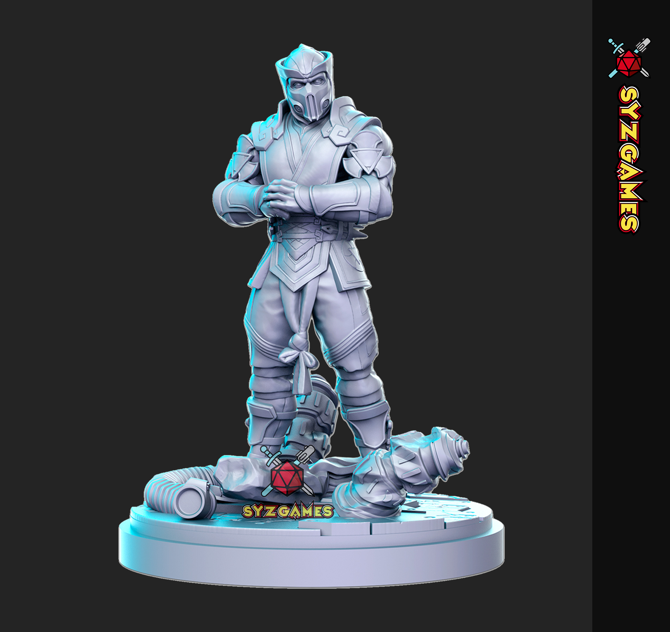 Sub-Zero Resin Miniature Sci-Fi Miniature Pathfinder Tabletop Mortal ...