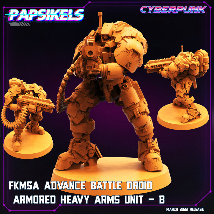 FKMSA Advance Battle Droid Armored Heavy Arms MechWarrior Battletech ...