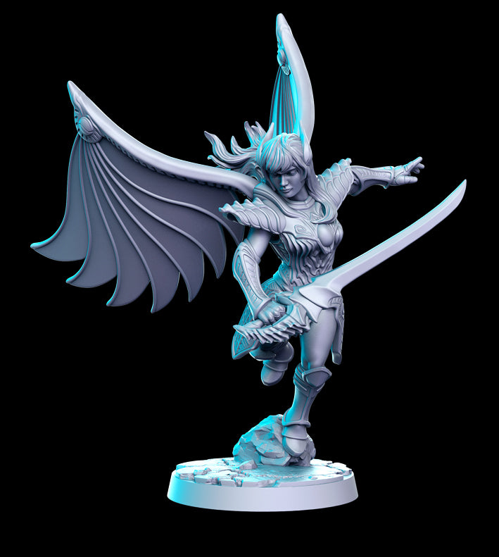 Rose winged Legend of Dragoon DnD Miniature RPG Pathfinder RN Estudio ...